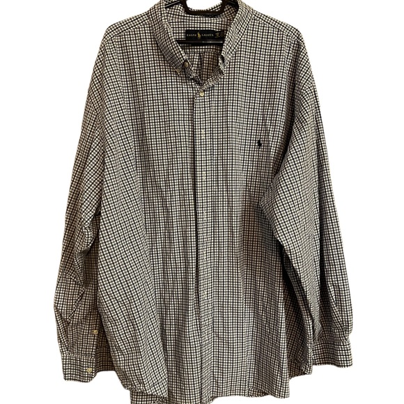 Ralph Lauren | Shirts | Ralph Lauren 4xb Blue White Plaid | Poshmark